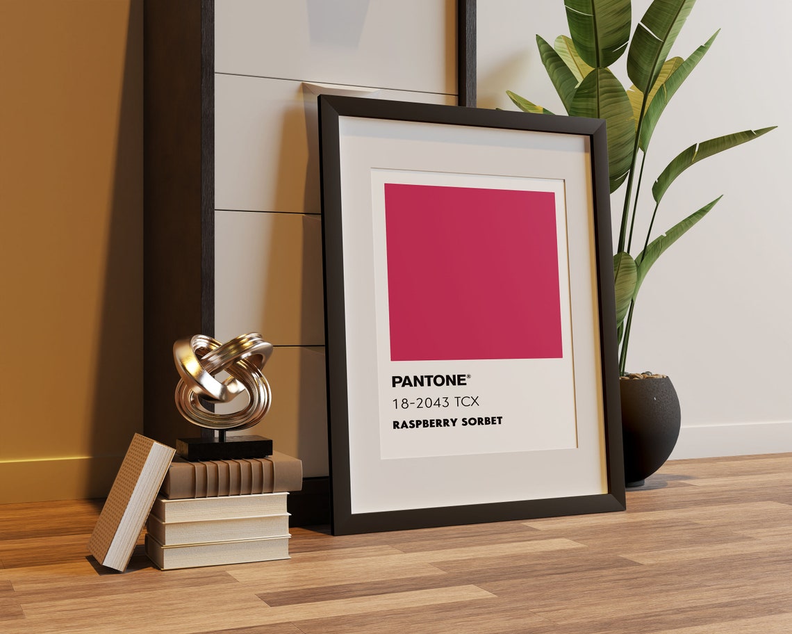 PANTONE 18-2043 TCX Raspberry Sorbet | Etsy