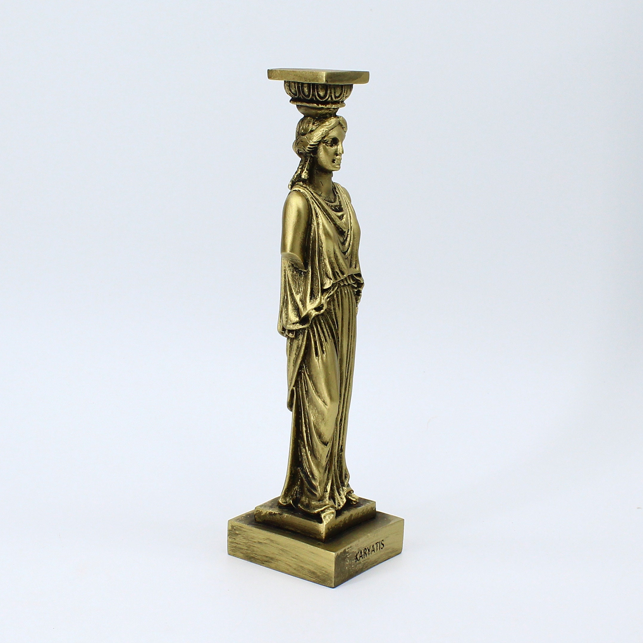 Caryatid Statue Column Acropolis Female Sculpture Handmade Alabaster ...