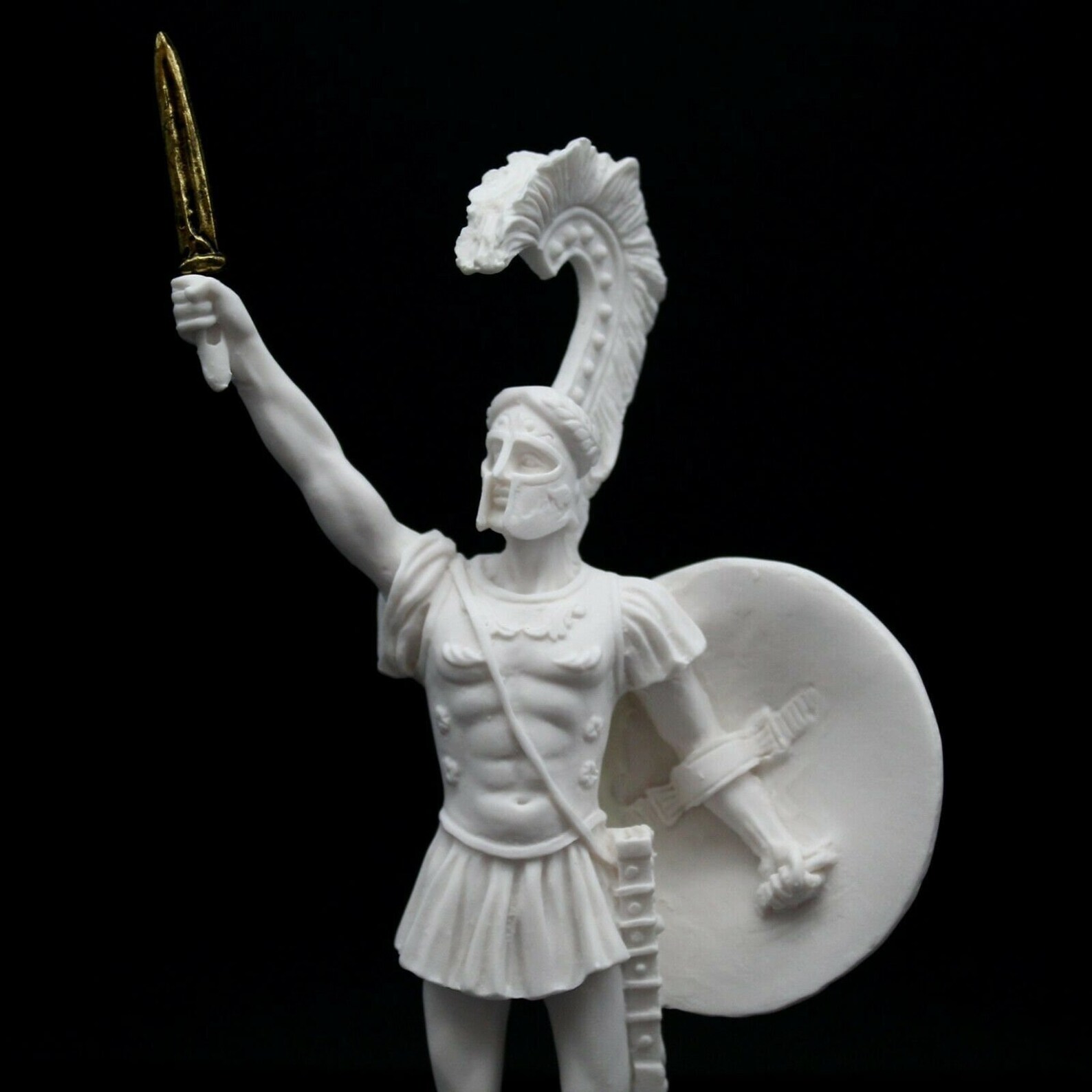 Achilles Statue Greek Trojan War Warrior 8.70/22cm Handmade Alabaster ...