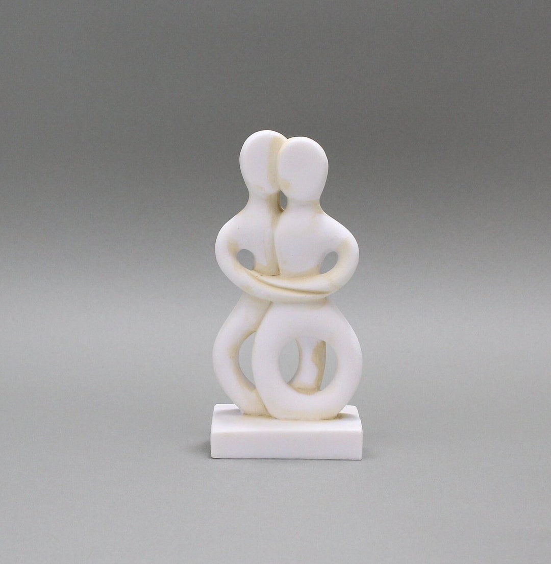 Twins Cycladic Art Idol Statue Ancient Greek Handmade Marble - Etsy