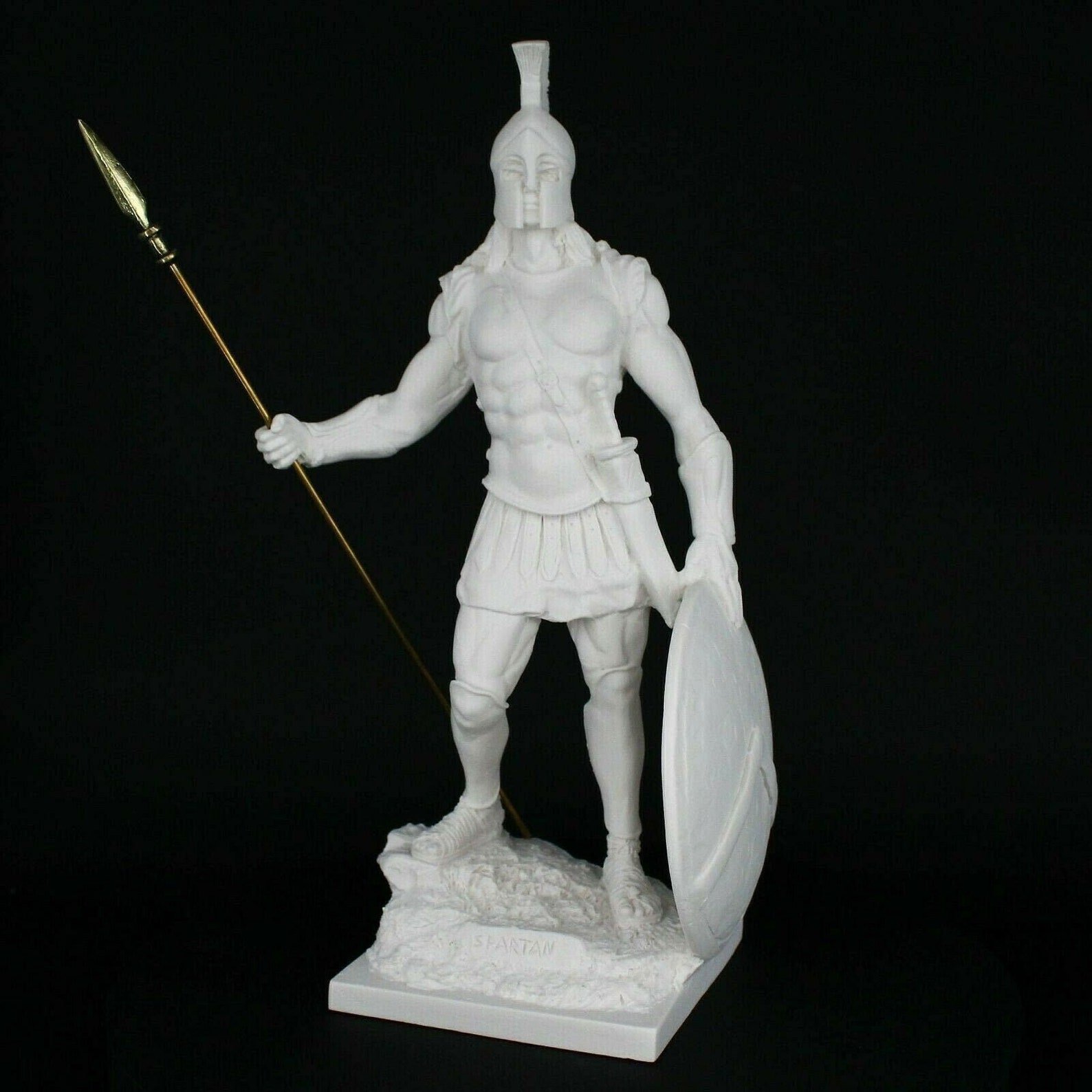 Spartan Warrior Statue 13.00/33.00cm White Colour | Etsy