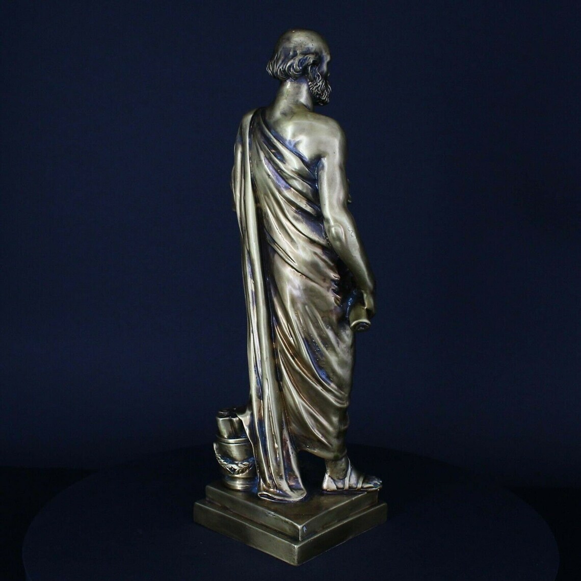 Solon Statue Philosopher Statesman 11.90/30cm Handmade - Etsy