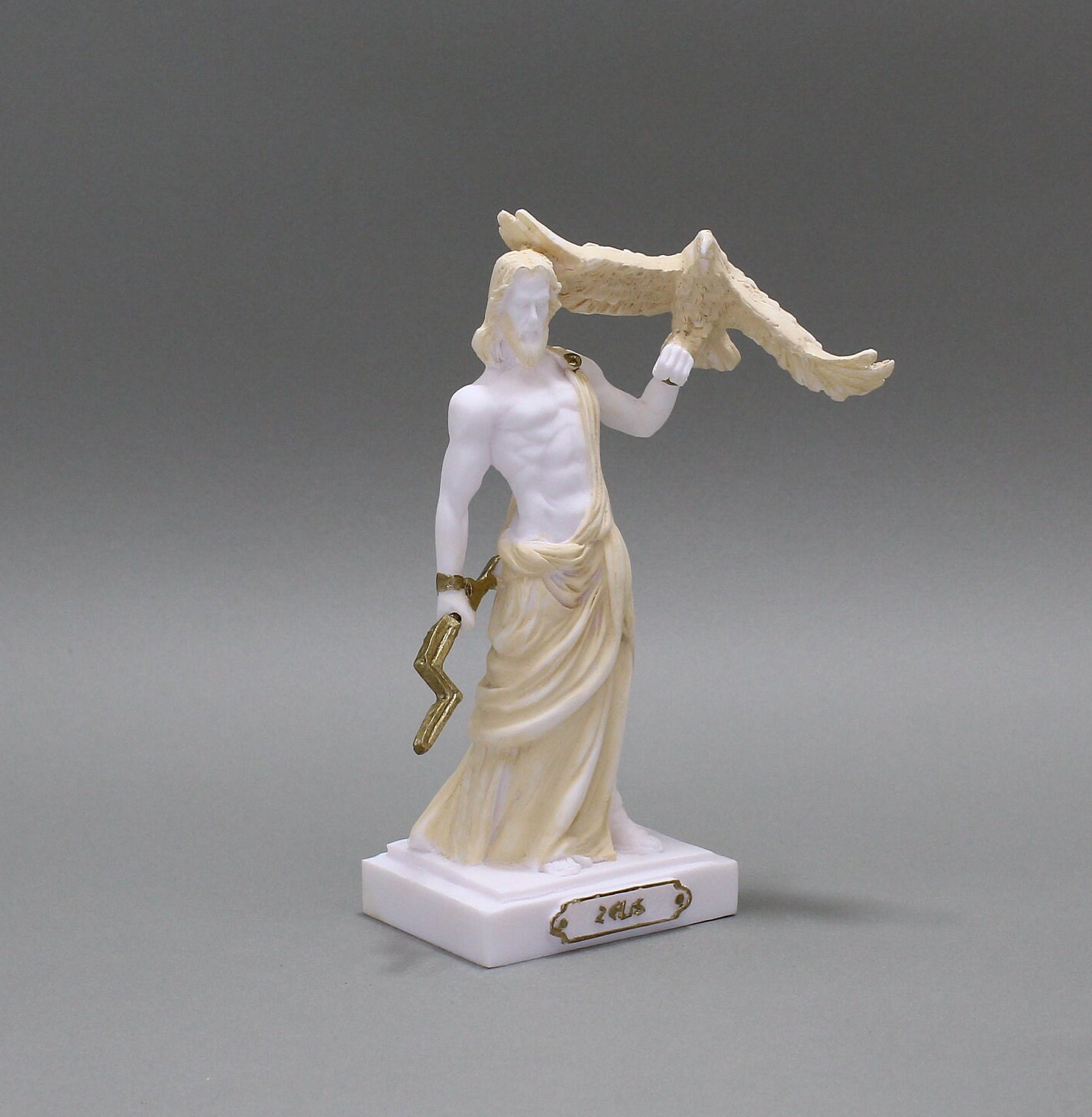 Zeus God Statue Ancient Greek Mythology Handmade Marble - Etsy Australia