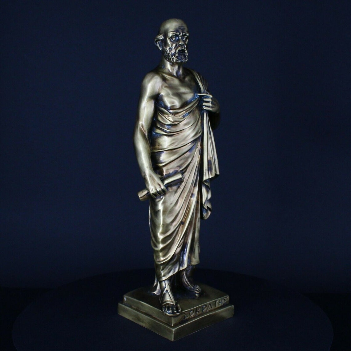 Solon Statue Philosopher Statesman 11.90/30cm Handmade - Etsy