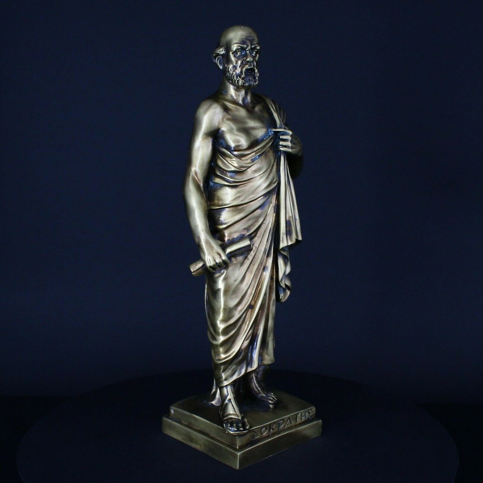 Solon Statue Philosopher Statesman 11.90/30cm Handmade - Etsy