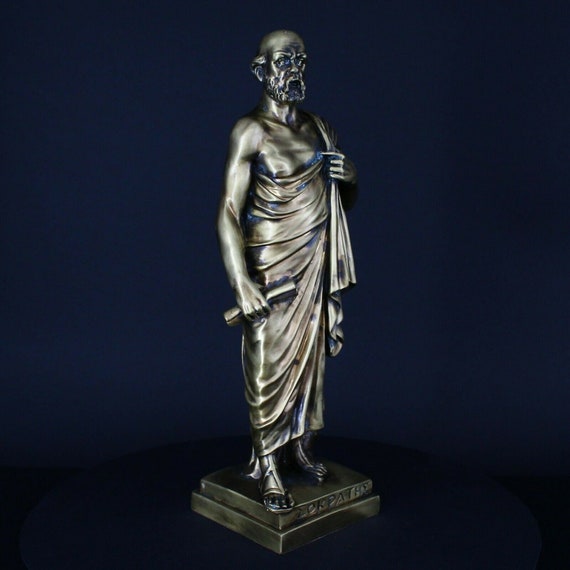 Solon Statue Philosopher Statesman 11.90/30cm Handmade - Etsy