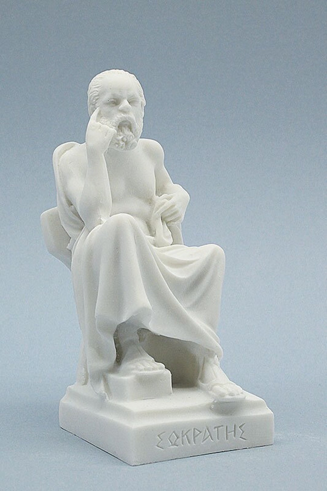 Socrates Statue Ancient Greek Philosopher Handmade White - Etsy