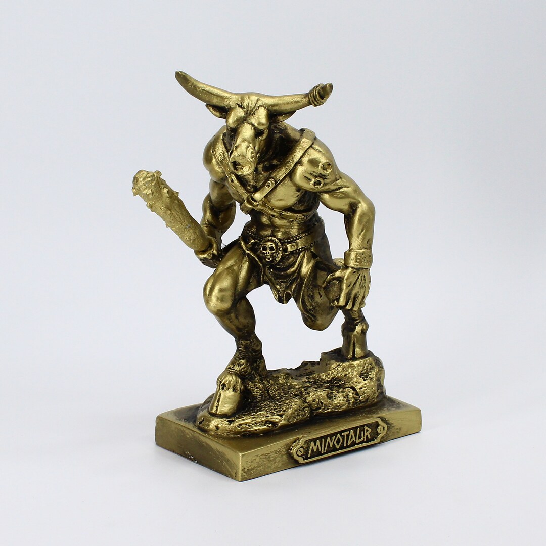 Minotaur Statue Mythical Monster Creature Greek Handmade - Etsy