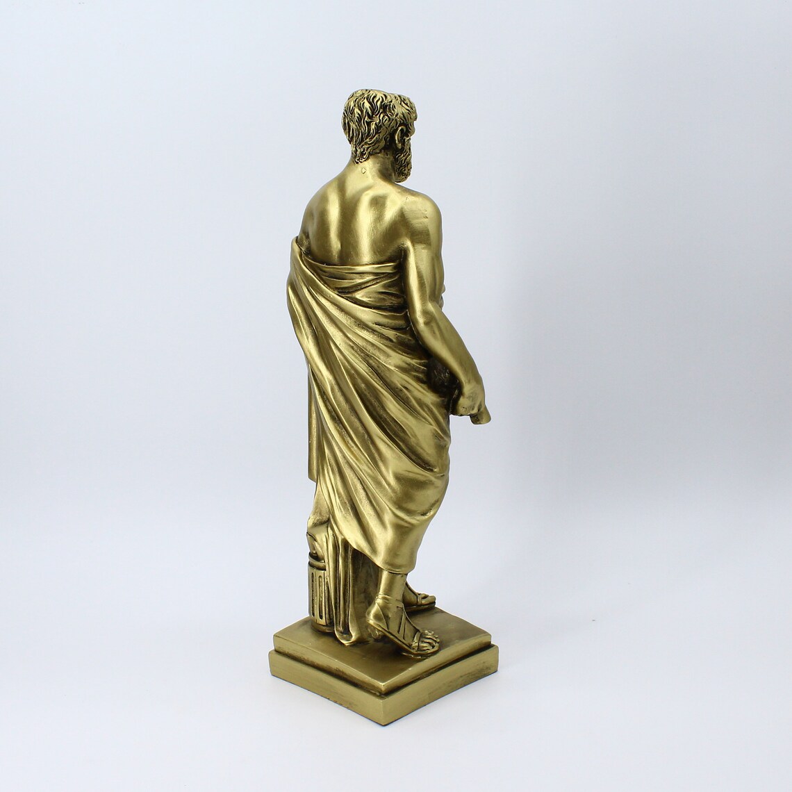 Solon Statue Philosopher Statesman 11.90/30cm Handmade Greek Golden ...