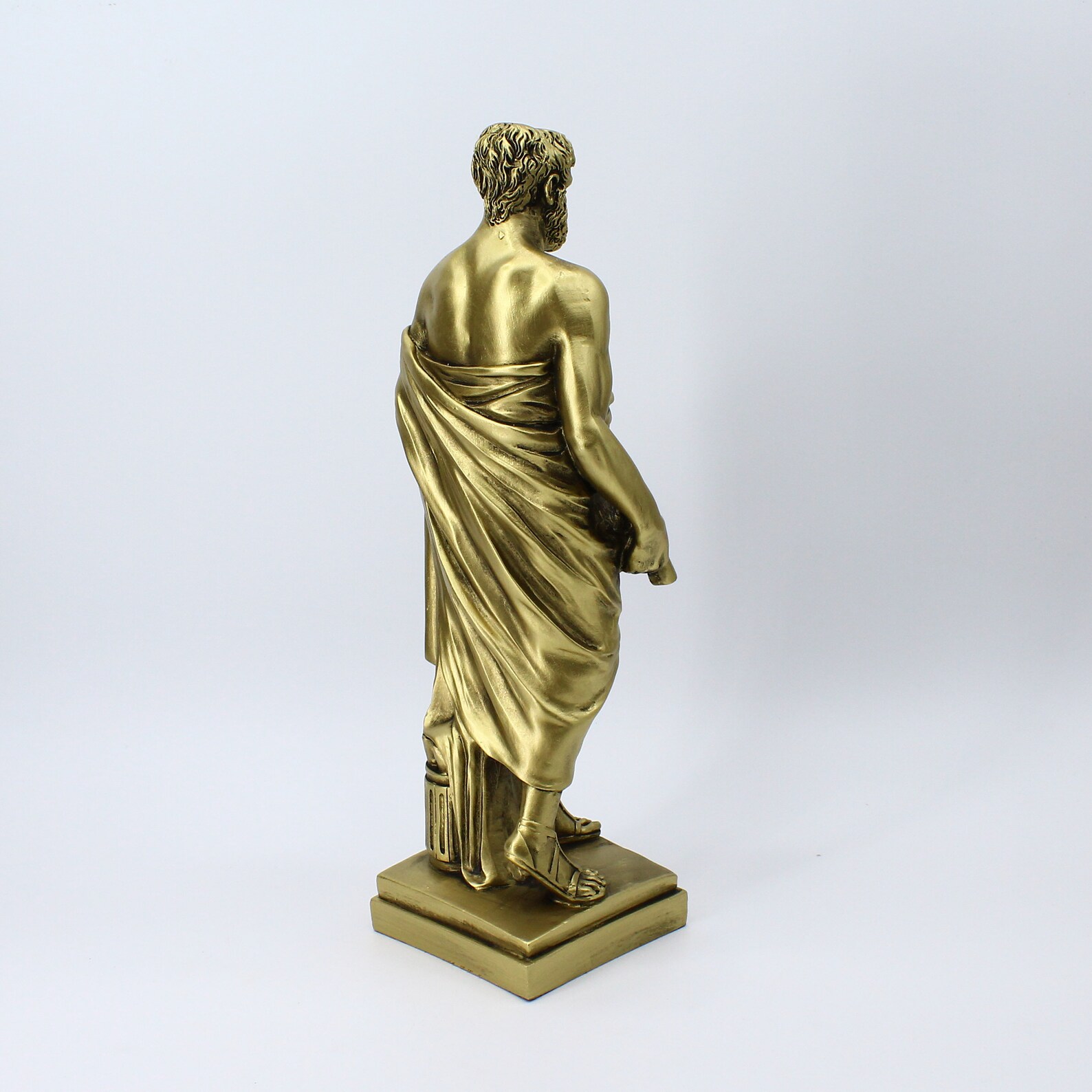 Solon Statue Philosopher Statesman 11.90/30cm Handmade Greek Golden ...