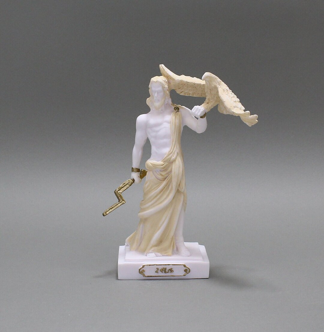 Zeus God Statue Ancient Greek Mythology Handmade Marble - Etsy Australia