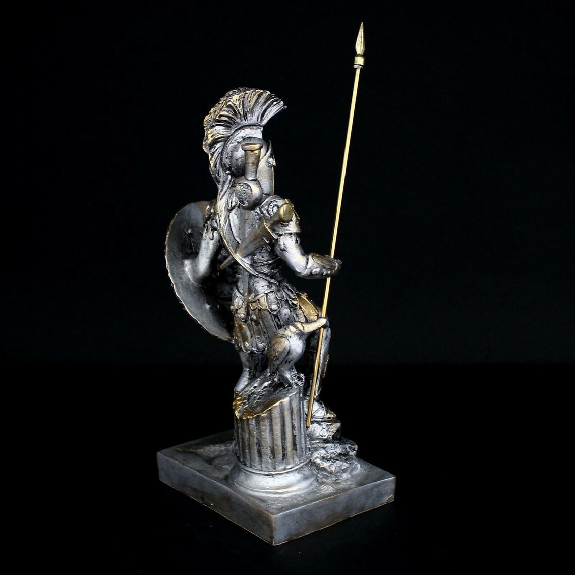 Ares God of War Statue Greek 9.10/23cm Silver Coloured Handmade ...