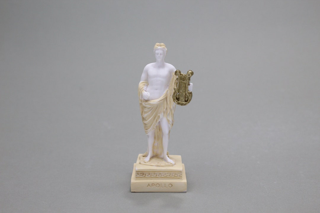 Apollo God Mini Statue Ancient Greek Mythology Handmade Marble ...