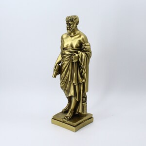 Solon Statue Philosopher Statesman 11.90/30cm Handmade Greek Golden ...