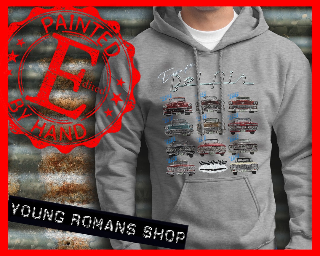 Evolution of the Belair Hoodie,bel Air Hoodie,delrey Hoodie,drag Racing ...