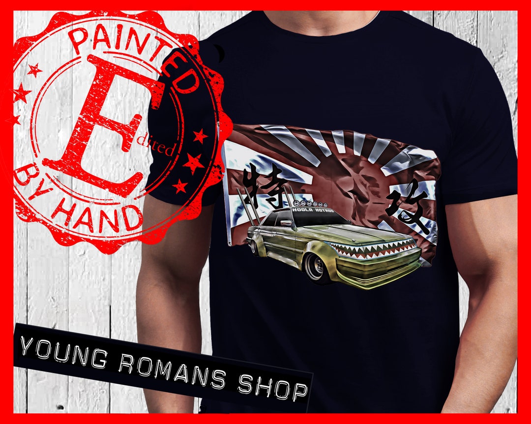 Japanese Car Culture T-shirt,bosozoku T-shirt,dajiban,shakotan,time ...
