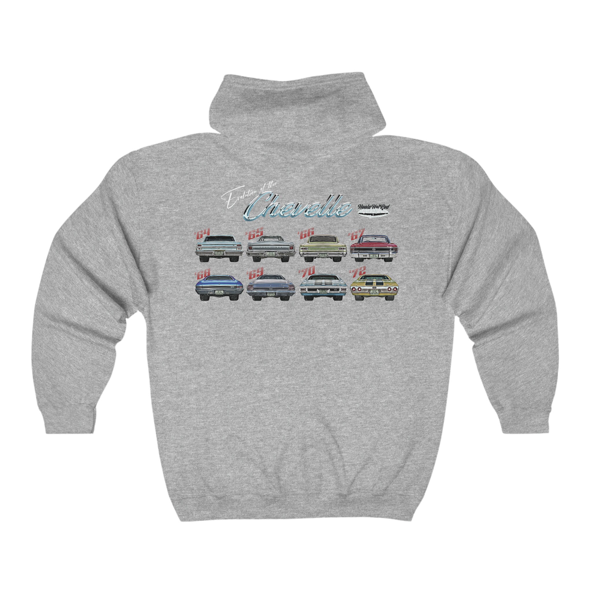 Evolution of the Chevelle SS Zip-hoodie,chevelle Super Sport Zip-hoodie ...