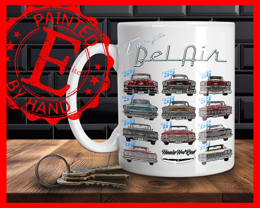 Evolution of the Belair Coffee Mug,1950sbel Air Coffee Mug,delreycoffee ...