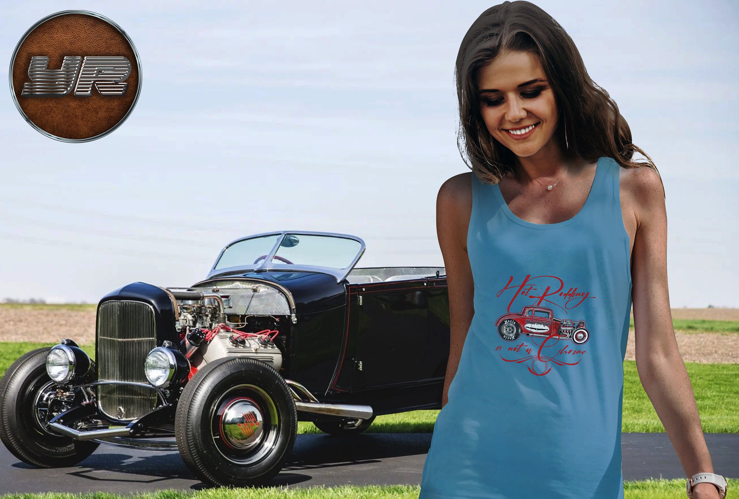 1930s Hotrod Tanktop,hot Rod,high Boy,deuce Coupe Tank-top,1931,1932 ...