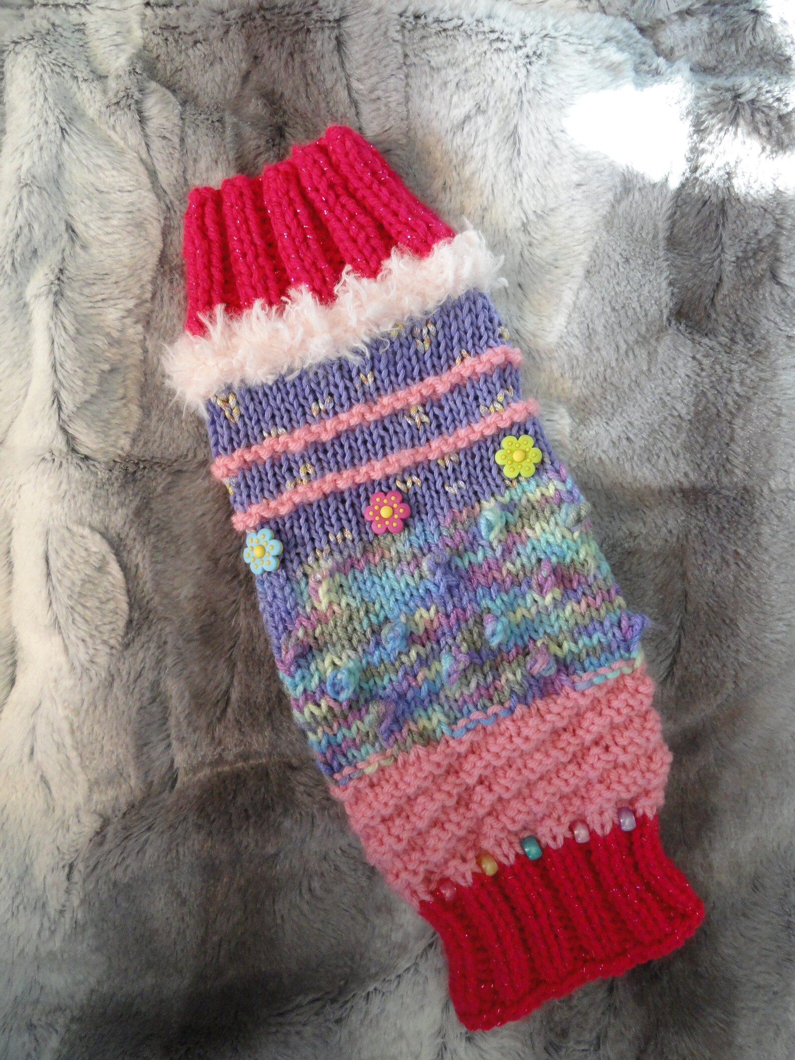 Handmade Cozy Twiddle Muff - Fidget Muff - Sensory Muff - Twiddle ...