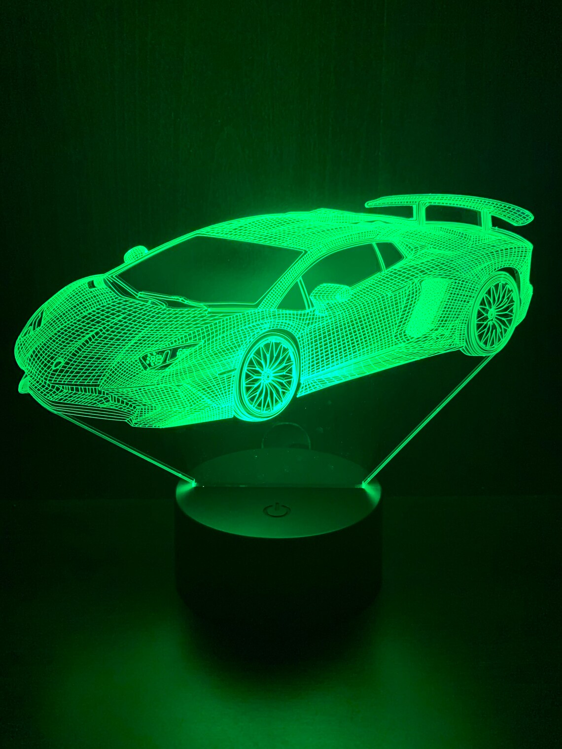 Lamborghini Car 3D LED Lamp | Etsy