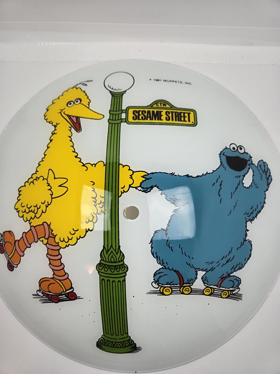 Vintage, yet Beautiful, Fun, Bright and Happy Sesame Street Light Shade ...