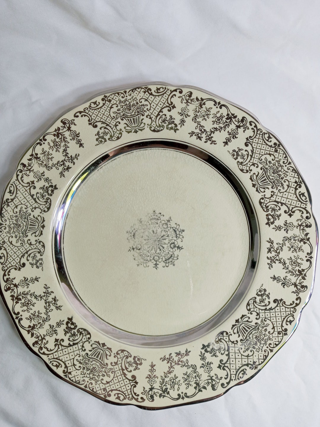 Nicely Detailed Vintage Johsonson Bros. "victorian" Pattern Plate ...