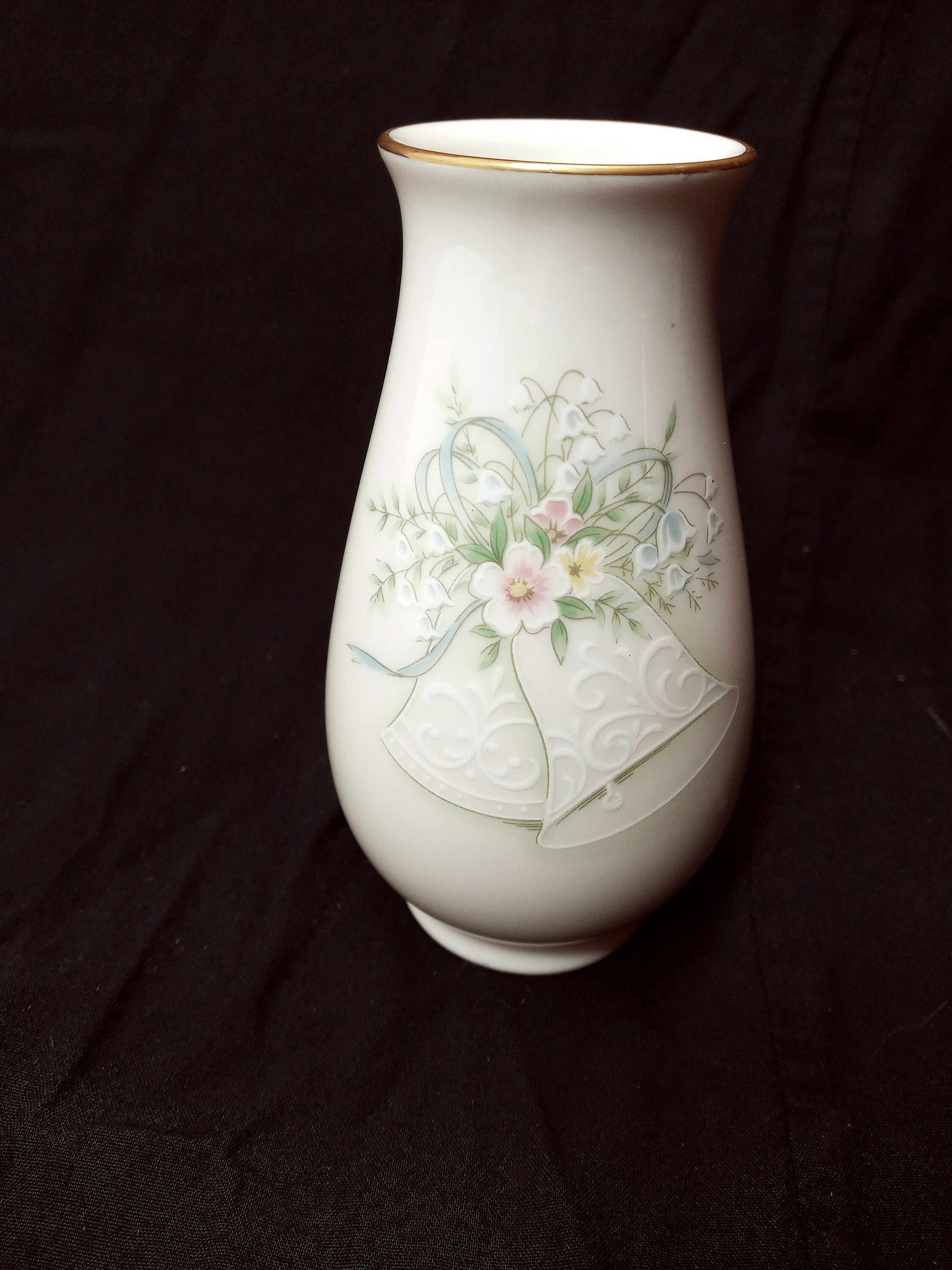 Noritake Ivory china vase pretty little vase with floral | Etsy