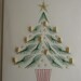 Handmade Hand Stitched Christmas Tree Card With Gold Beads - Etsy