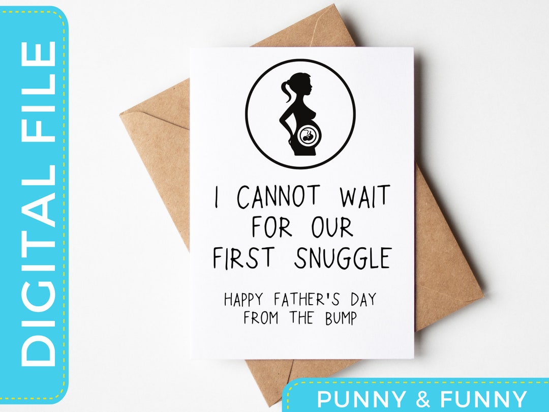 First Fathers Day Card | New Dad Card | Dad Digital File | Funny Father ...