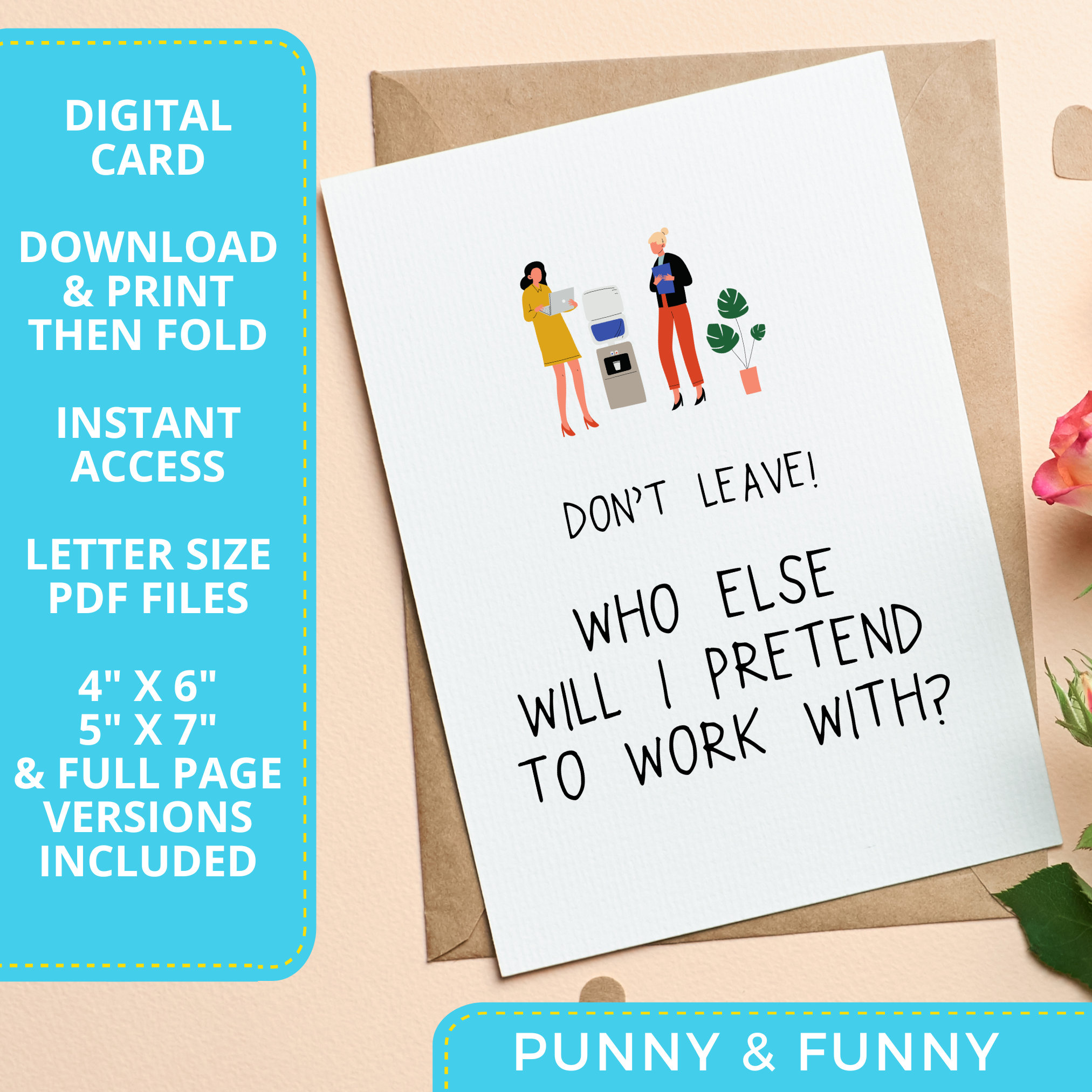 Coworker Leaving Card | Farewell Card | Funny Goodbye Card | Goodbye ...