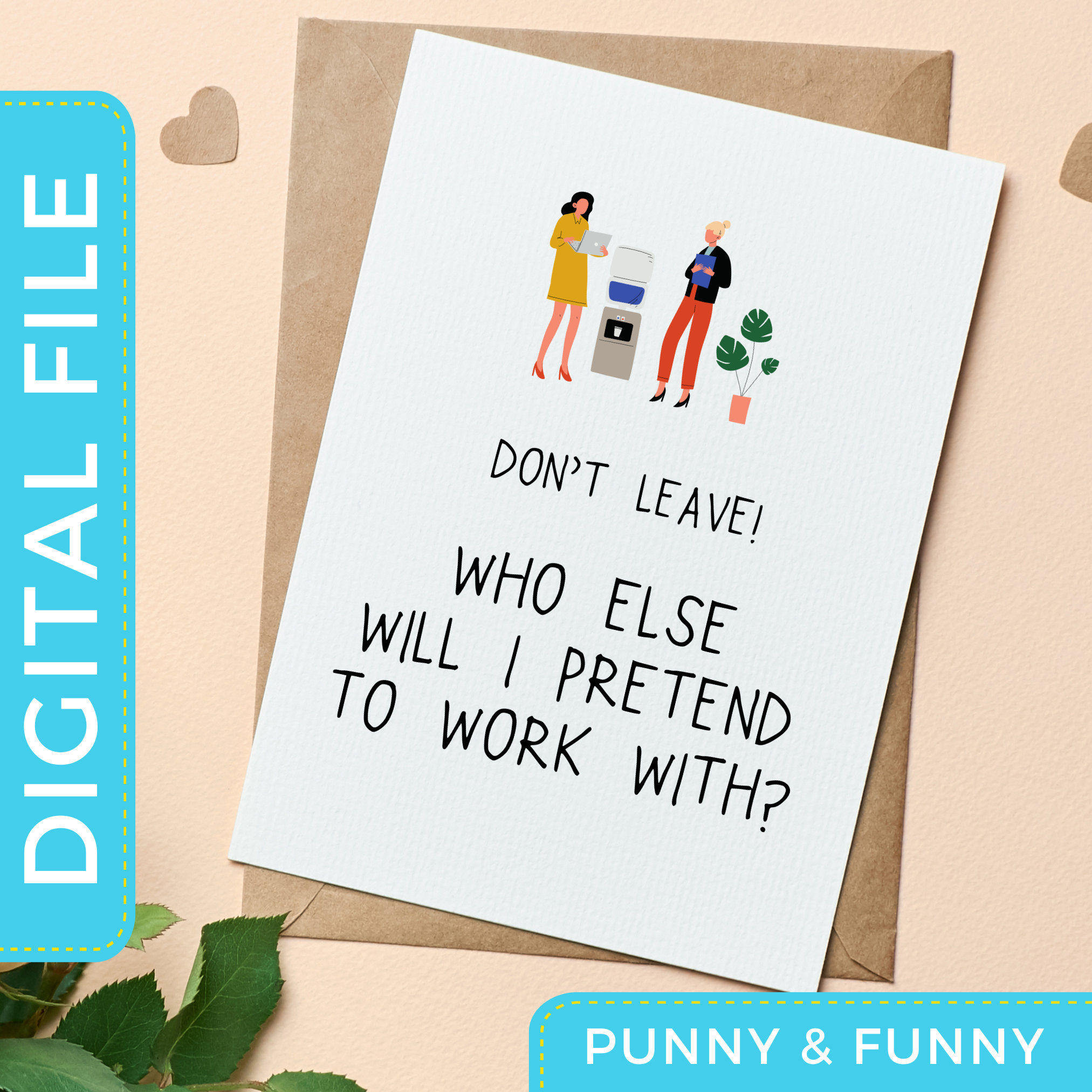 Coworker Leaving Card | Farewell Card | Funny Goodbye Card | Goodbye ...