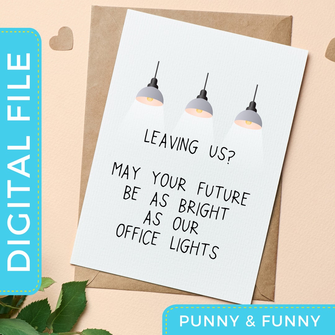 Coworker Leaving Card | Farewell Card | Funny Goodbye Card | Goodbye ...