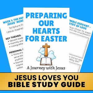 Easter Bible Study Guide: 5-week Christian Devotional (digital) - Etsy