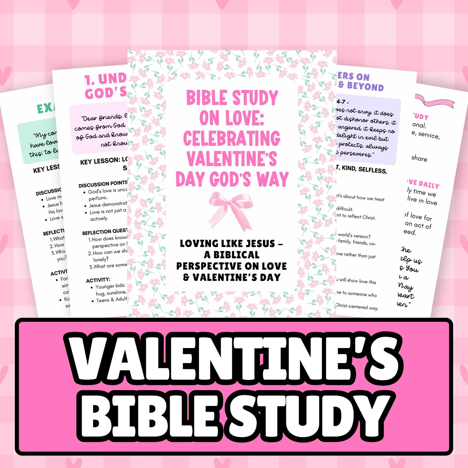 Valentine's Day Bible Study: Christian Devotional on Love (printable ...