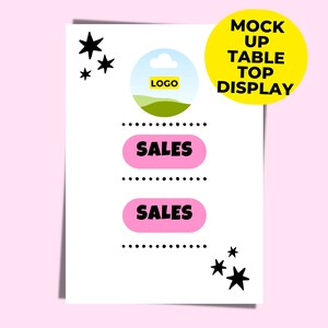 Small Business Sign Bundle: Vendor Table Canva Templates (digital ...