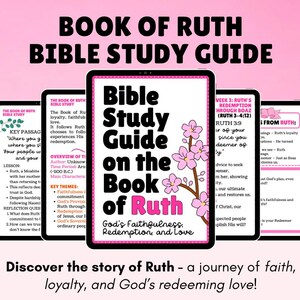 Ruth Bible Study Guide | Printable Women’s Bible Study | Sunday School Lesson | Christian ...