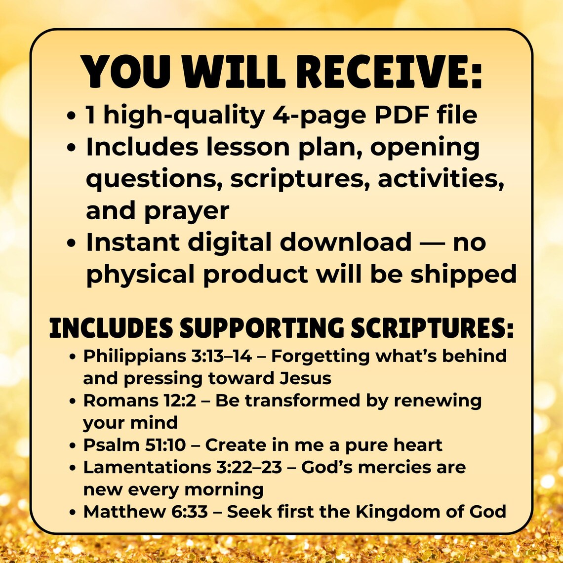 New Year Bible Study Lesson for Kids, Printable Devotional (instant ...