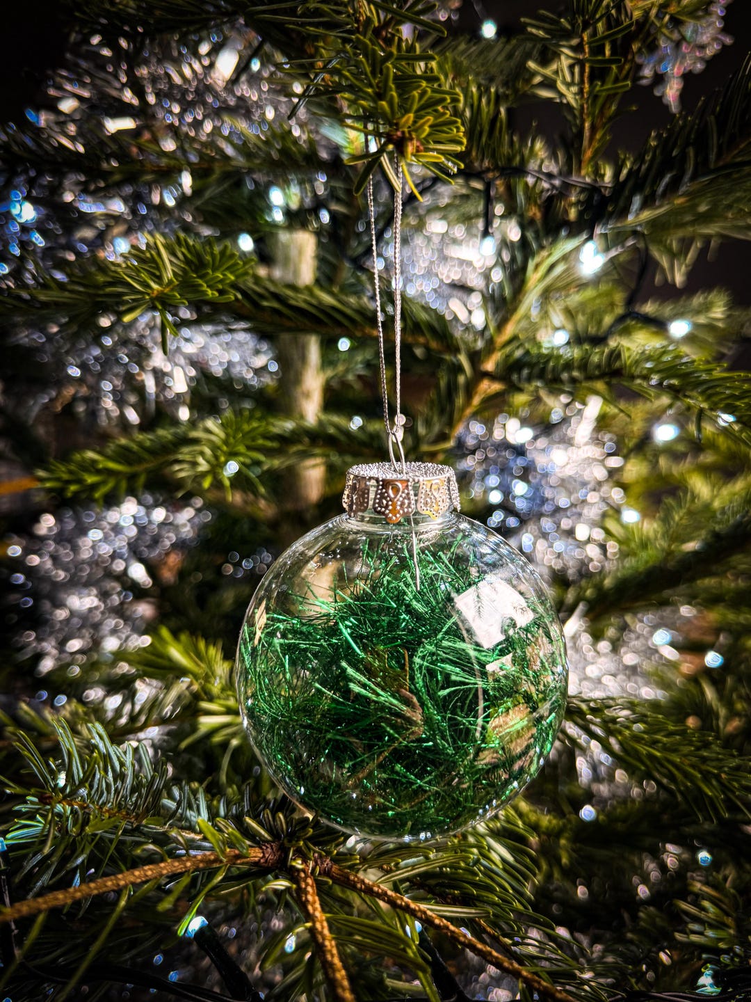 Sparkling Christmas Baubles. Christmas Tree Gift. Secret Santa. Someone ...