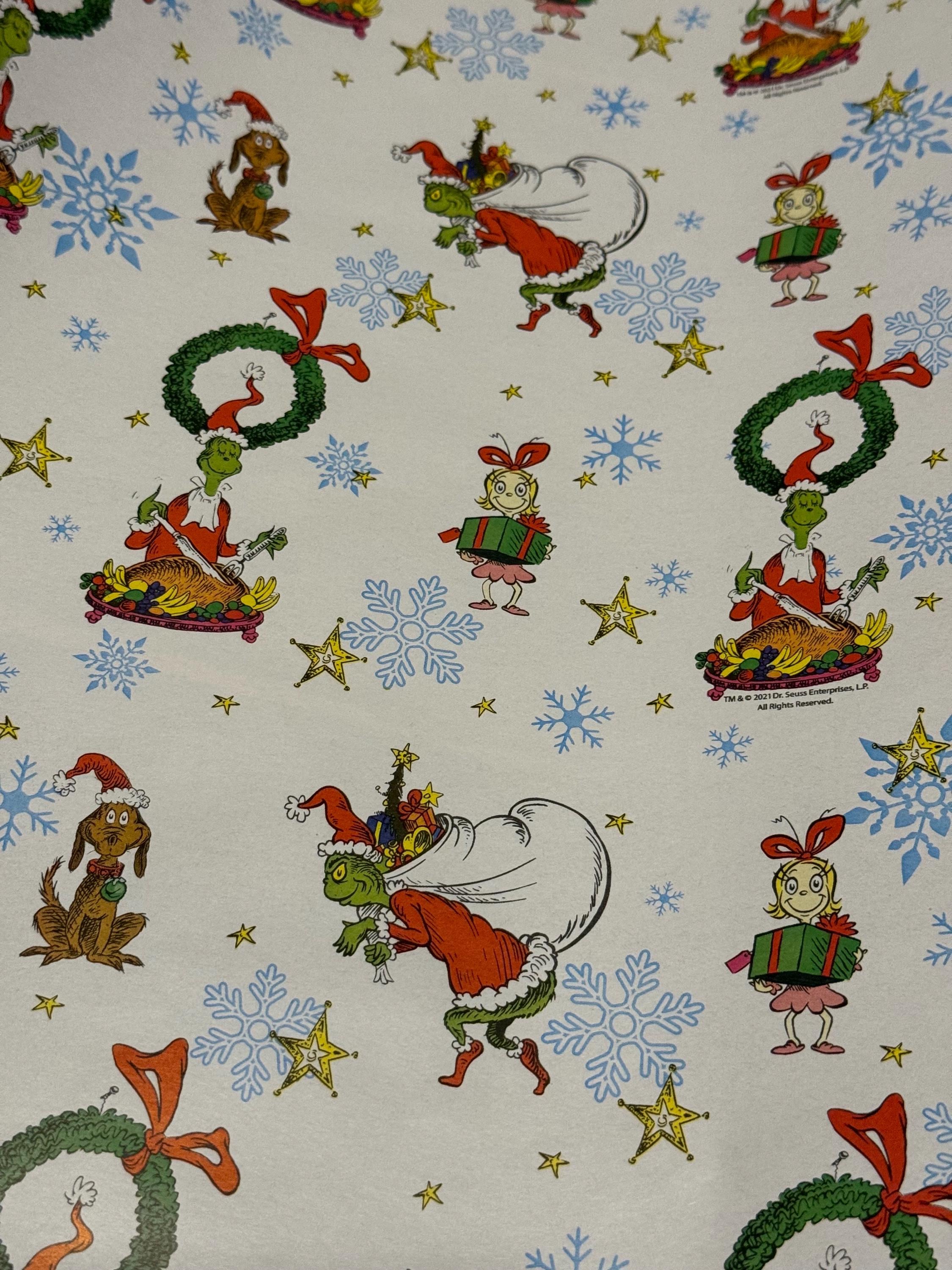Christmas Wrapping Paper Grinch - Etsy
