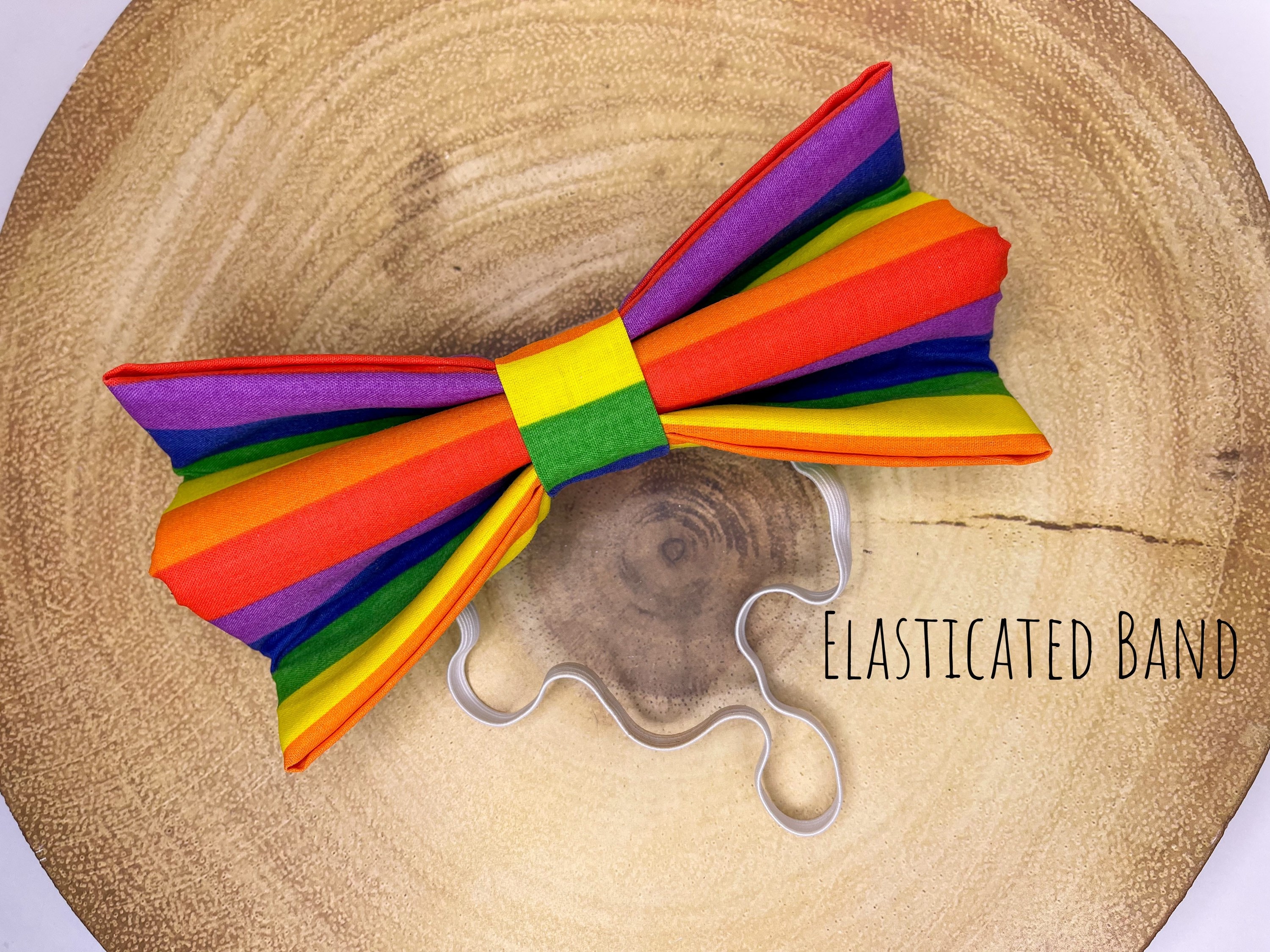 Pride Bow Bowtie Handmade Gifts LGBT Love is Love Scrunchies | Etsy