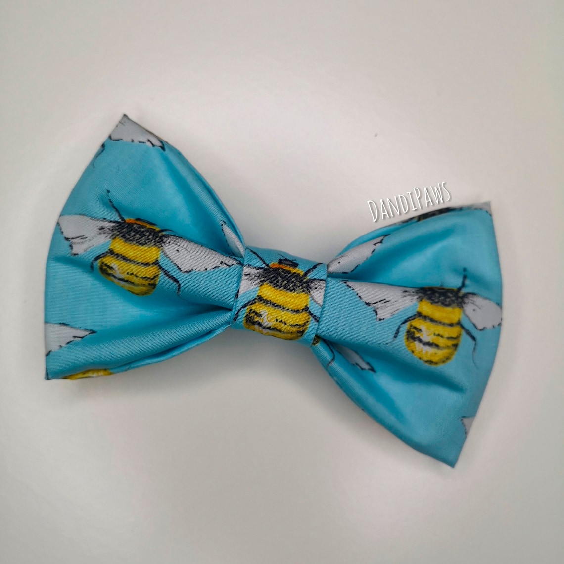 Bee Happy Bow Bowtie. Handmade Gifts. Adults Pets and Kids. - Etsy