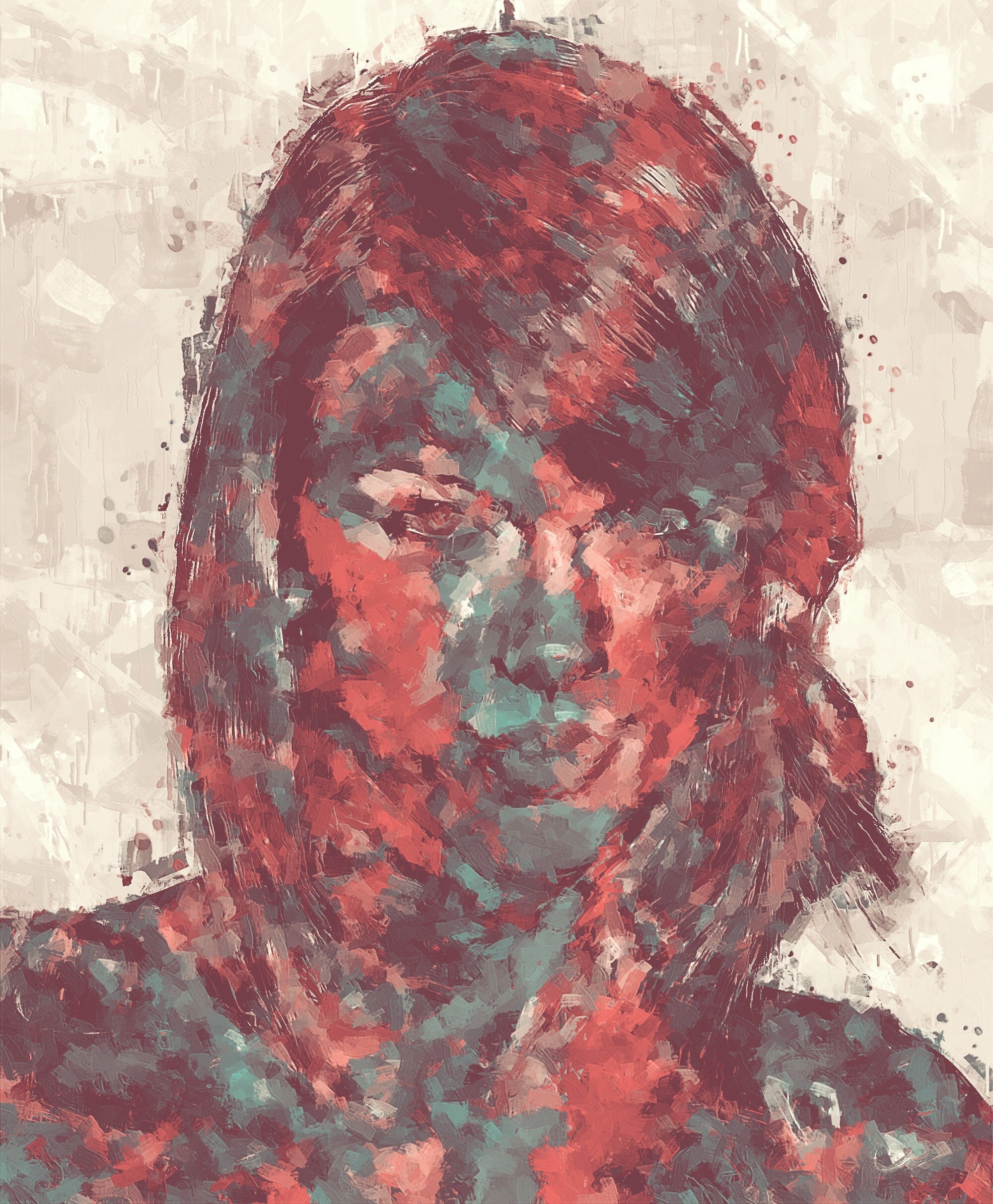 Custom Pop Art Portrait ,abstract Pop Art Portrait, Custom Portrait ...