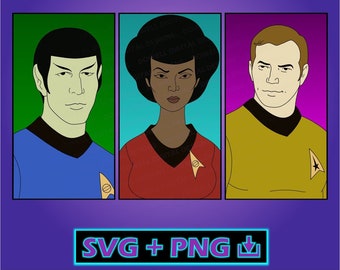 Star Trek Retro Png - Etsy