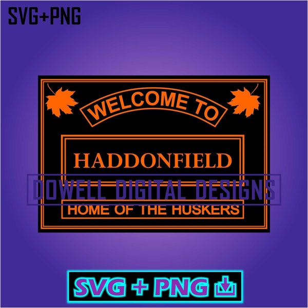 Haddonfield Svg - Etsy