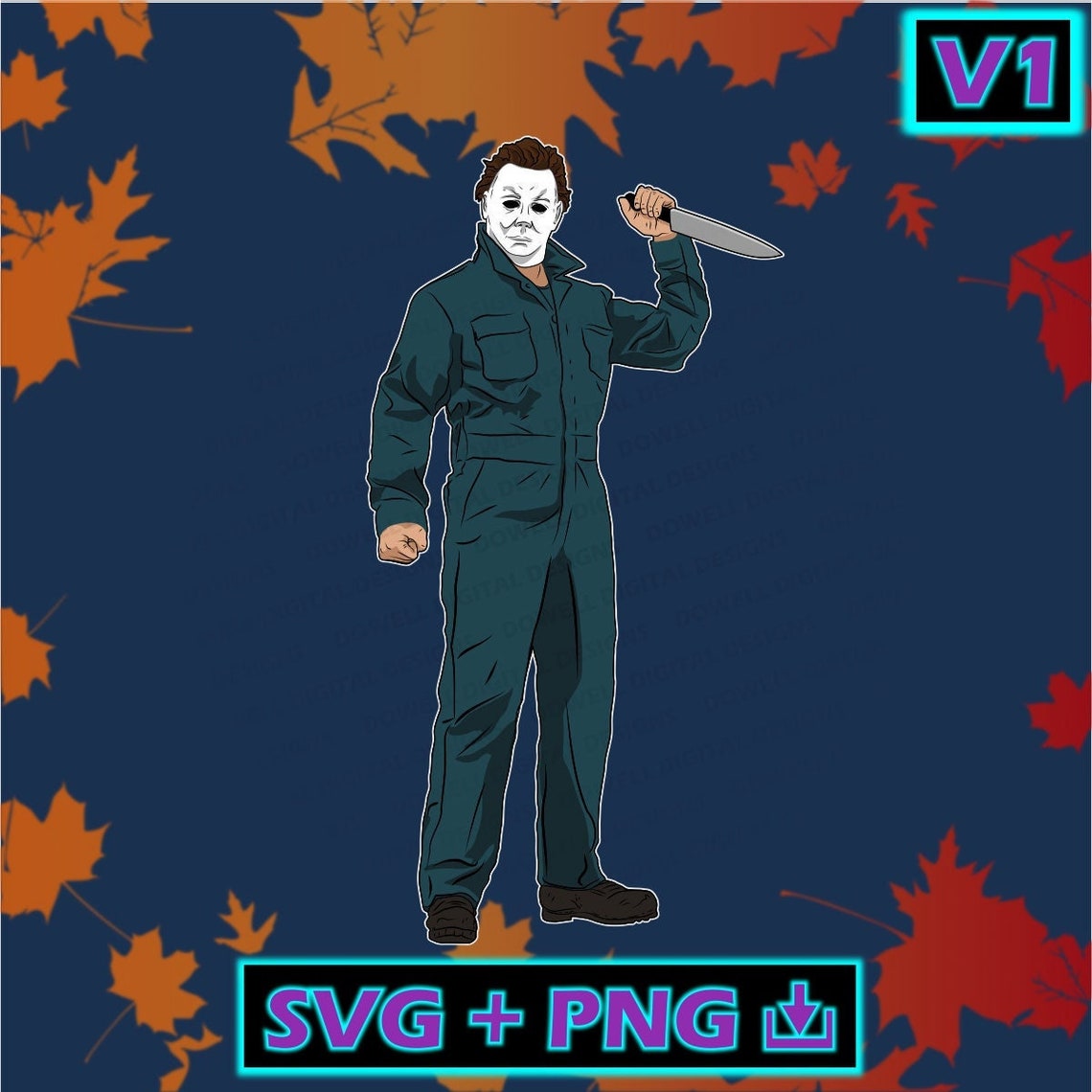 Michael Myers Halloween Horror SVG Instant Download - Etsy