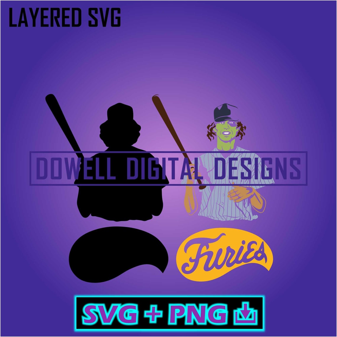 The Baseball Furies the Warriors Instant Download SVG PNG Print, Cut ...