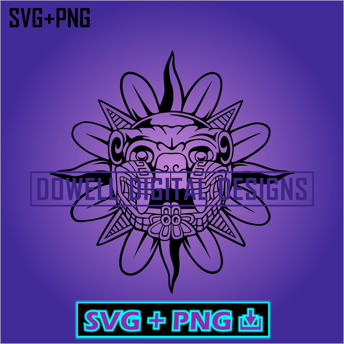 Quetzalcoatl Serpent - Feathered Serpent - Aztec God - Instant Download ...