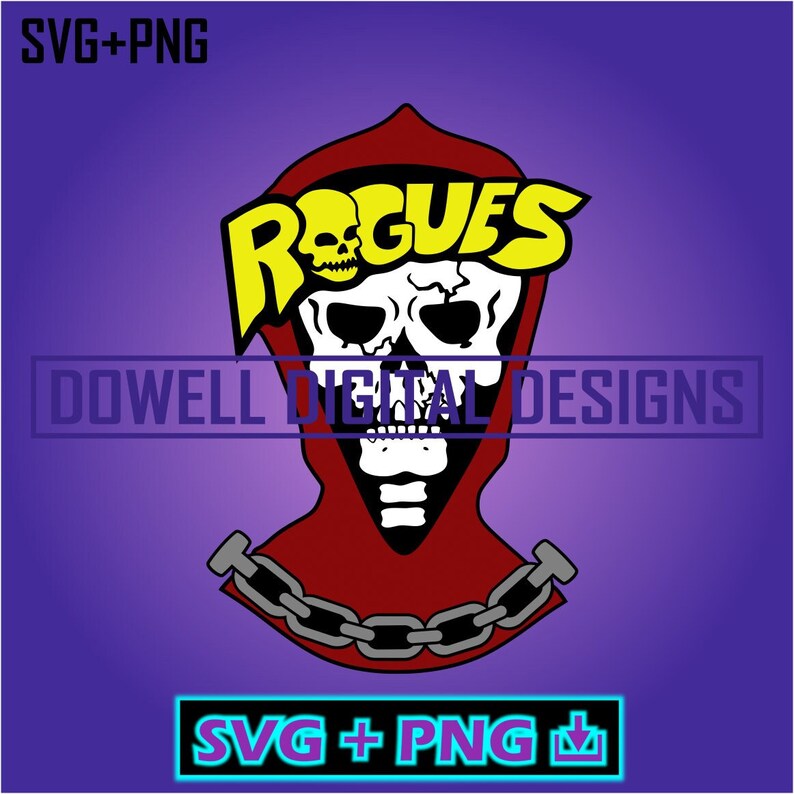 The Warriors Rogues Instant Download SVG PNG Print, Cut File, Layered ...