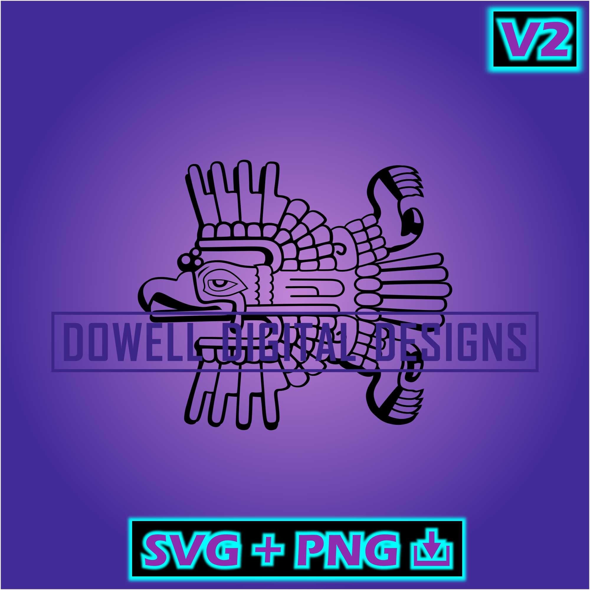 Aztec Eagle - Instant Download - SVG - PNG - Print, Cut File - Etsy